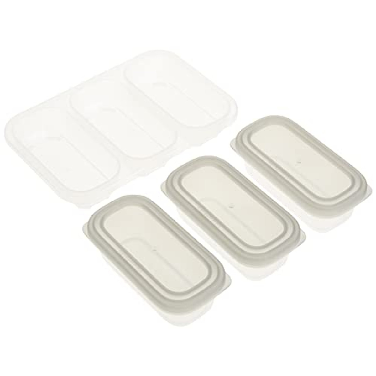 Skip Hop Baby Food Storage, Easy-Store 4oz. Containers, 3pack