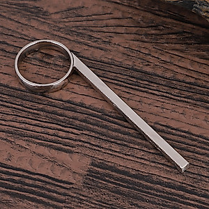 Trumpet Valve, Standard Accessory Alloy Slide Replacement for Trumpets Cornets Silver or Brass Instrument Repair Parts Trumpet Finger Ring