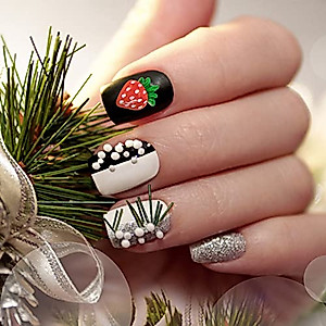 Nail Jewels Nail Jewels 30Pcs 3D Fruits 3D Nail Fruits Charms 3D Nail Rhinestones Fruits Nail Studs Nail Art Charms Decoraciones para Uñas Acrilicas Decoraciones para Uñas Acrílicas