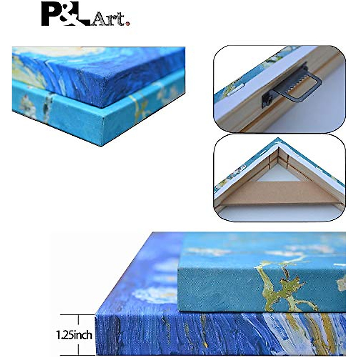 Personalized Custom Canvas Prints (Framed Canvas, 8x8) - Turn Photos into Stunning Framed Wall Art - Perfect for Home Decor, Gifts & Keepsakes - Variety of Sizes, Fast Delivery