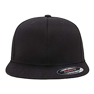 Flexfit Men's On Field Pro-Baseball Cap, Black, Large-X-Large