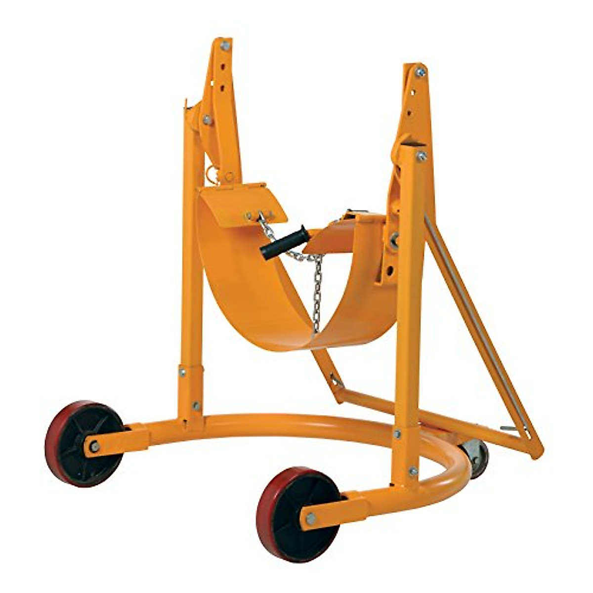 Vestil DCR-110-55 Manual Drum Carrier/Rotator, 36-1/2" Length, 34-1/2" Width, 42" Height, 800 lbs Capacity