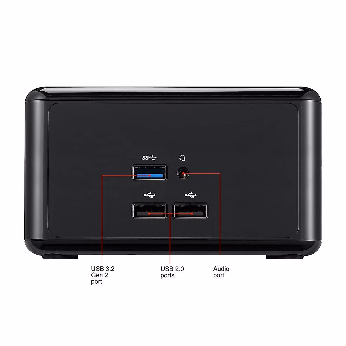 ASRock AMD Ryzen Embedded CPU Barebone SoC Dual GLAN Support Triple Displays Mini/Booksize Barebone System Model 4X4 BOX-V1000M