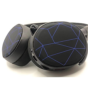 Magnetic Covers for SteelSeries Arctis Pro High Fidelity Gaming Headset/Arctis Pro Wireless Gaming Headset (Blue in Black)