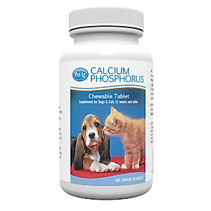 PetAg® Calcium Phosphorus Tablets for Cats & Dogs, 50ct