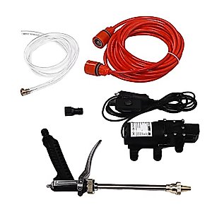 Demeras Electric Pressure Washer Pump, Intelligent 12V Pressure Washer Portable for Roofs for Gardens