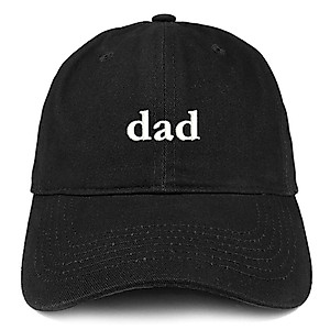 Trendy Apparel Shop Mom and Dad Soft Cotton Couple 2 Pc Cap Set - BLACK - BLACK