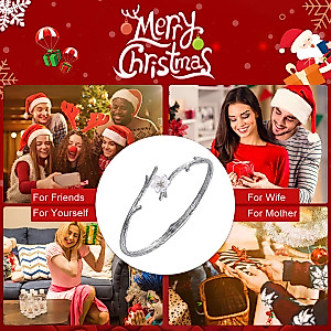 Jewever 925 Sterling Silver Original Sakura Opening Bracelet Adjustable White Shell Carving Flower For Women Jewelry Gift