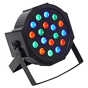 (24) Rockville LED RGB Par Can Wash Light + Dual Bracket Bundle: (1) Lighting Controller + MIDI Control, (1) 25ft 3 Pin DMX Lighting Cable, (23) 10ft 3 Pin DMX Lighting Cables (49 Items)