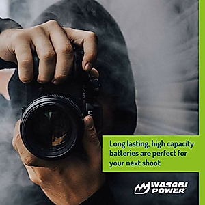 Wasabi Power Battery (2-Pack) and Dual USB Charger for Panasonic DMW-BLF19 and Panasonic Lumix DMC-GH3, DMC-GH4, DC-GH5, DC-GH5S, DC-G9