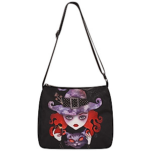 Ro Rox Small Handbag Makeup Purse, Black, small