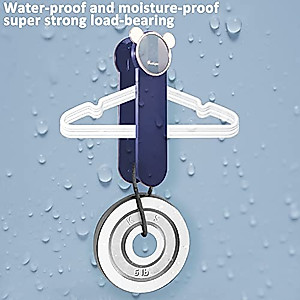 Hanger Organizer Stacker,Wall Mounted Stretchable Clothes Hanger Holder Organizer,Hanger Storage Rack(Blue)