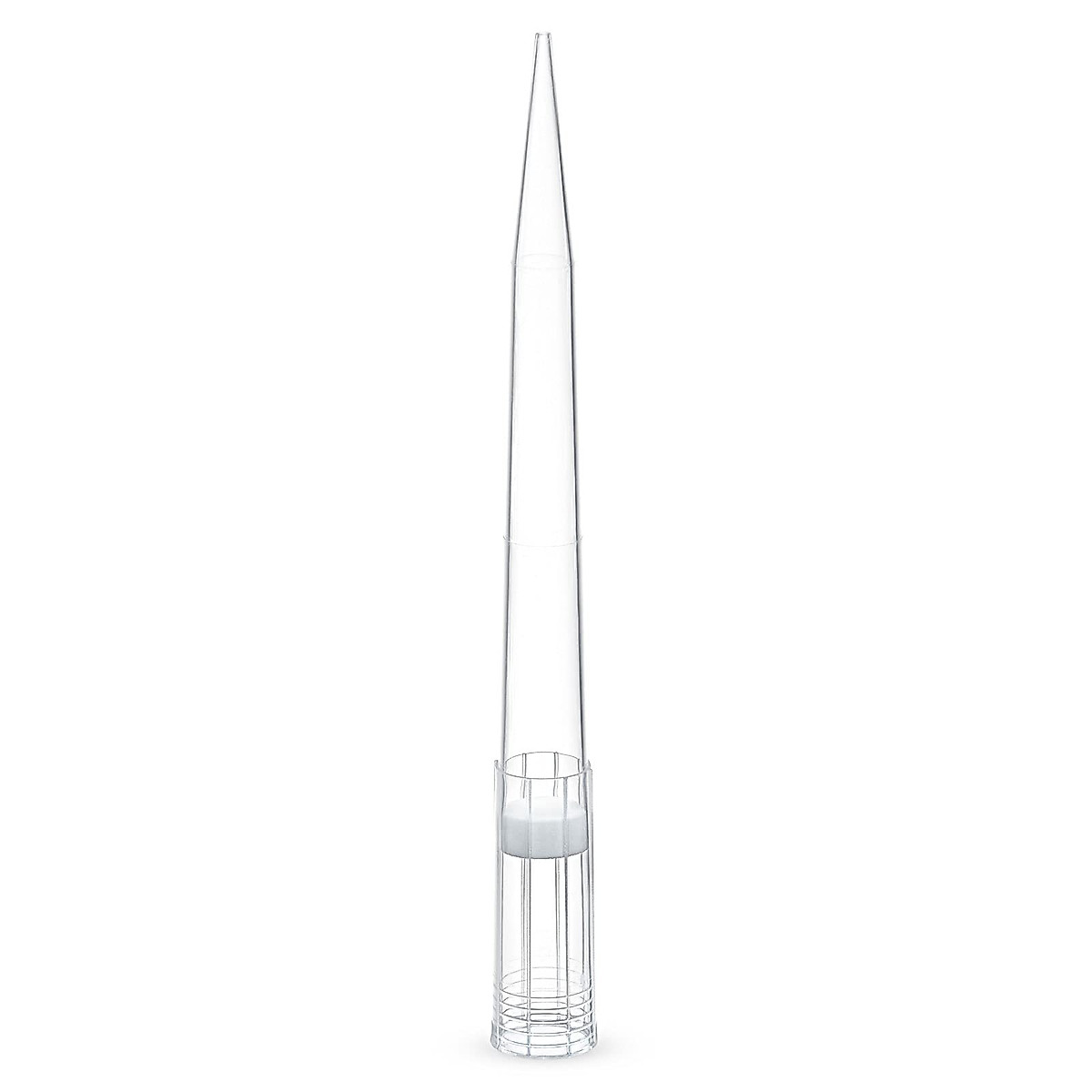 Globe Scientific 150835 Polypropylene Low Retention Filter Tip, Natural, Sterile, Rack, 1 mL-1000 mL Graduation, 84 mm Length (Pack of 576),1196U33PK