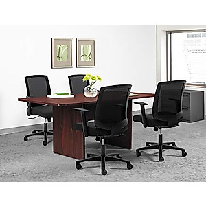 HON Torch Mesh Mid-Back Task Chair, Fixed Arms, in Black (HVL511)
