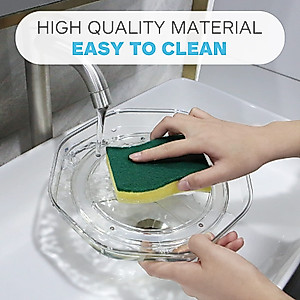 Lazy Susan Organizer for Cabinet, Lazy Susan Turntable for Cabinet, 9.1 Inches Lazy Susan Spice Rack（2 Pack）