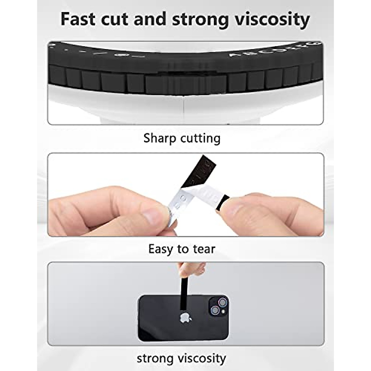 Zodzi Embossing Label Maker Machine with Tapes, Embosser Handheld Label Machine, Vintage Label Maker Embossed Labeler with 3 Rolls Emboss Tapes for Home DIY Crafting - Black