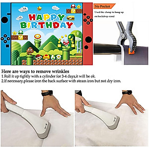 Adventure Video Game Happy Birthday Backdrop for Children Boys Happy Birthday Party Decor Supplies Kids Shoot Props Cake Table Decor Supplies 5x3ft