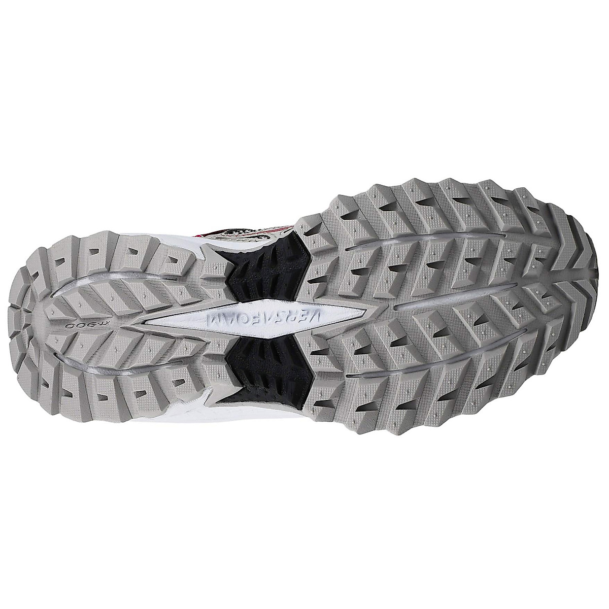 Saucony Women's Versafoam Excursion Tr13 Trail Running Shoe, Grey/Black/Burgundy, 8.5