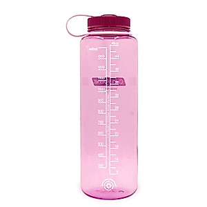 Nalgene Sustain Tritan BPA-Free Water Bottle Made with Material Derived from 50% Plastic Waste, 48 OZ, Wide Mouth, Cosmo