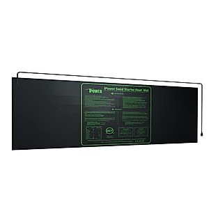 iPower Durable Waterproof Seeding Warm Hydroponic Pad Plant Starting Kit for Kombucha Tea & Beer Brewing, 48" x 20"Heat Mat, 48" x 20", Black