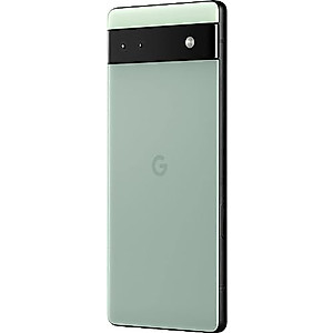 Google Pixel 6A 5G 128GB 6GB RAM Factory Unlocked (GSM Only | No CDMA - not Compatible with Verizon/Sprint) Global Version - Sage