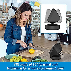 PlusAcc Show 5 Battery Base - 10000 mAh Portable Battery Charger Stand for for Show 5/ Show 5 2nd Generation, Tilt Function (Black)