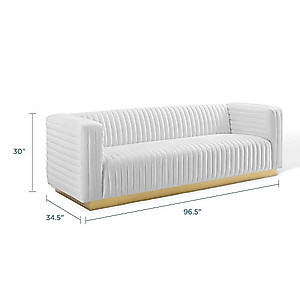 Modway Charisma Sectional, White