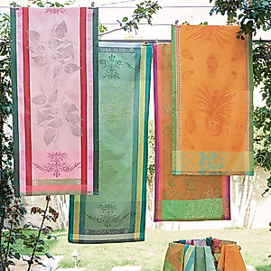 Garnier Thiebaut Mandarinier Pot Orange Kitchen Towel, 22"x30"