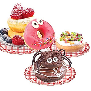 MI ALEGRIA MINI DONUTS FACTORY SET. MAKE AND DECORATE REAL MINI DONUTS. SET INCLUDES 11 PIECES