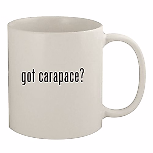 got carapace? - Ceramic 11oz White Mug, White