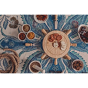 PICNIC TIME TOSCANA - Mariner Cheese Board And Tool Set - Charcuterie Board Set - Wood Cutting Board With Cheese Knives, (Parawood),Brown, Large