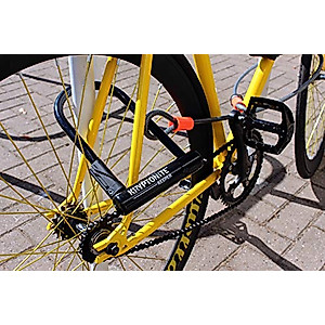 Kryptonite Keeper Bike U-Lock Standard with Braided Steel Cable, Heavy Duty Anti-Theft Bicycle U Lock, 12mm Shackle and 10mm x4ft Length Security Cable with Mounting Bracket and Keys,Black