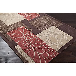 Mark&Day Area Rugs, 8x11 Elk Point Transitional Burnt Orange Area Rug Brown Cream Red Carpet for Living Room, Bedroom or Kitchen (8' x 11')