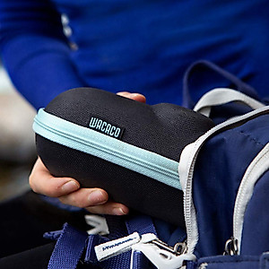 WACACO Nanopresso Portable Espresso Maker with Case, Mini Travel Coffee Machine, Perfect for Camping, Travel and Office（ Elements Arctic Blue）