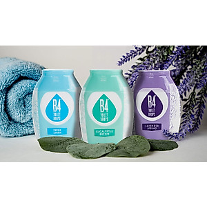B4 Toilet Drops Toilet and Bathroom Deodorizer Drops, 2 Ounce Bottle (Eucalyptus Breeze)