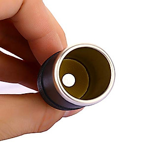 AYECEHI USB A Male to 12V Car Cigarette Lighter Socket Female Step Up Cable Inverter Converter Car Cigarette Lighters Compatible Driving Recorder GPS E-Dog Etc-Black