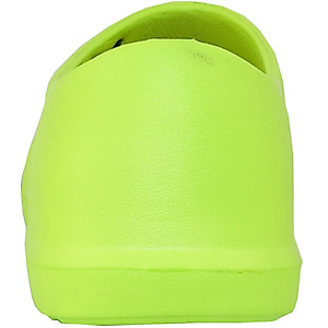 VANGELO Professional Slip Resistant Clog Waterproof Men Work Shoe Nurse Shoe Chef Shoe Carlisle Lime Men Size 14