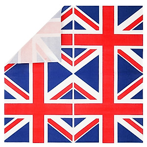 Juvale 100 Pack UK Flag Napkins for British Party Decorations, Union Jack, Birthday Parties, Celebrations, Special Occasions (13x13 Inches)