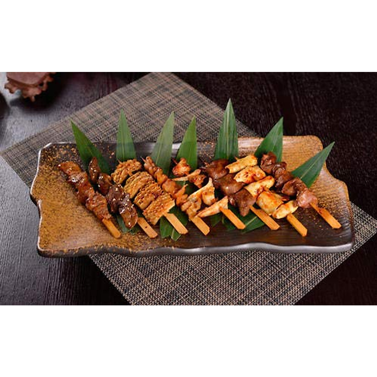 JapanBargain 1598, Kabob Skewers Cocktail Picks Bamboo Paddle Skewers for Yakitiori Appetizers Fruits Fondue BBQ Outdoor Grilling, 7 inch, 200pcs