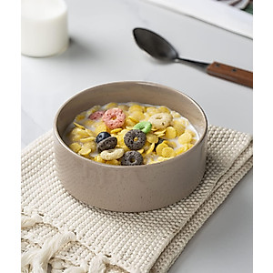 Famiware Nebula Plates and Bowls Set, 12 Pieces Dinnerware Sets, Dishes Set for 4, Multi-color