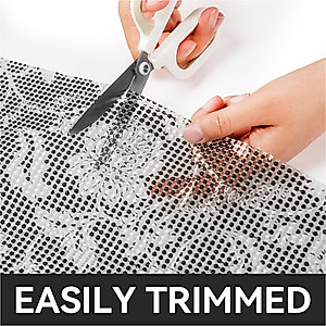 RAY STAR Shelf Liner, Non-Adhesive Refrigerator Liners for Shelves Washable 12 * 120 inch, Vinyl Shelf Drawer Liner Non-Slip Bathroom Cabinet Liner for Kitchen/Storage/Desks (Flower-2)