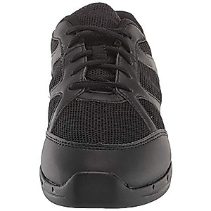 Skazz by Sansha Womens Dance Studio Exercise Sneakers Mesh Suede Air Cushion Caro P121M, Black,9.5