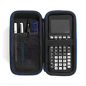 CaseSack Graphing Calculator Case for Texas Instruments TI84 Plus, TI84, TI83, TI89, TI-Nspire CXII/TI Nspire CX CAS/TI Nspire CX, Stationary mesh Pocket, Pen/Pencil Holder