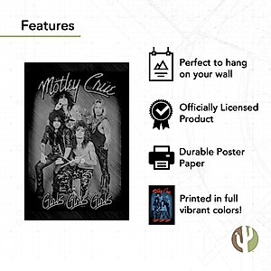 Desert Cactus Motley Crue Poster 24 inches by 36 inches Decoration Room (Design 14)