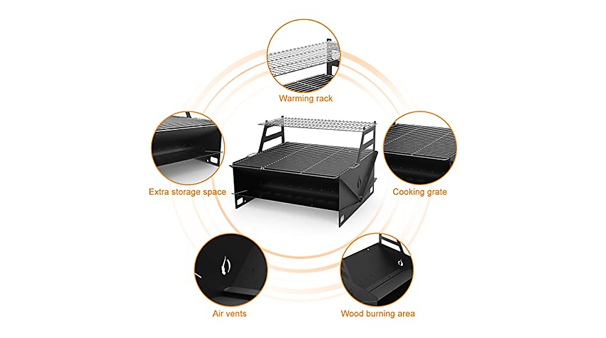 only fire Portable BBQ Grill for Outdoor Adventures