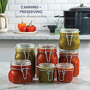 Bormioli Rocco Fido Clear Jar, 33-3/4-Ounce