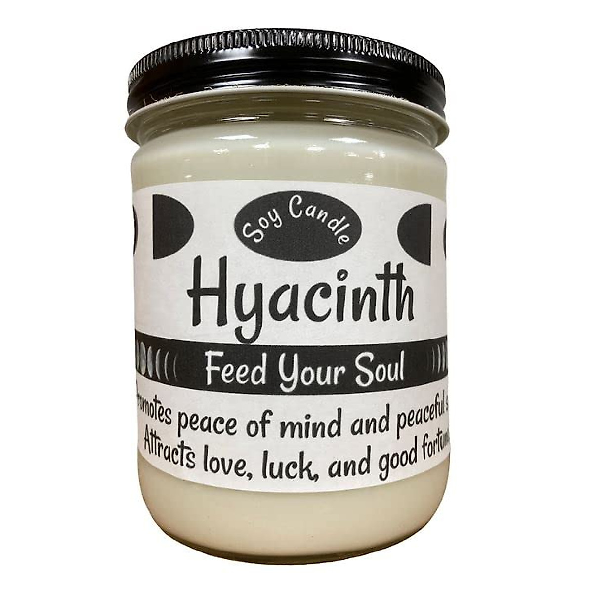 Hyacinth 16 Ounce Jar Candle - All Natural Handmade Soy Candle