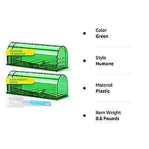 Mouse Traps, Humane Mouse Trap, Easy to Set, Mouse Catcher Quick Effective Reusable and Safe for Families -2 Pack