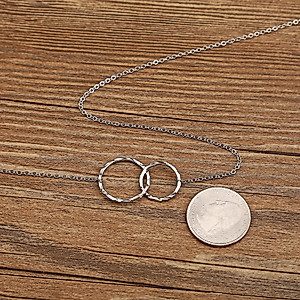 MADAOGO Daughter Gifts from Stepmom/Stepdad, Infinity Necklace, Daughter in Law Wedding/Birthday Gifts, Stepdaughter Gifts from Stepmom, Jewelry Gifts for Daughter