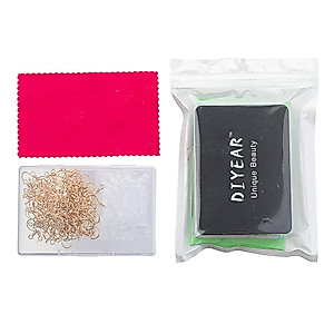 Gold Fishhook Earring Hooks - 120 PCS/60 Pairs 18K Gold Hypoallergenic Ear Wires Fish Hooks for Jewelry Making, Jewelry Findings Parts with 120 PCS Rubber Earring Backs Stopper for DIY Earrings